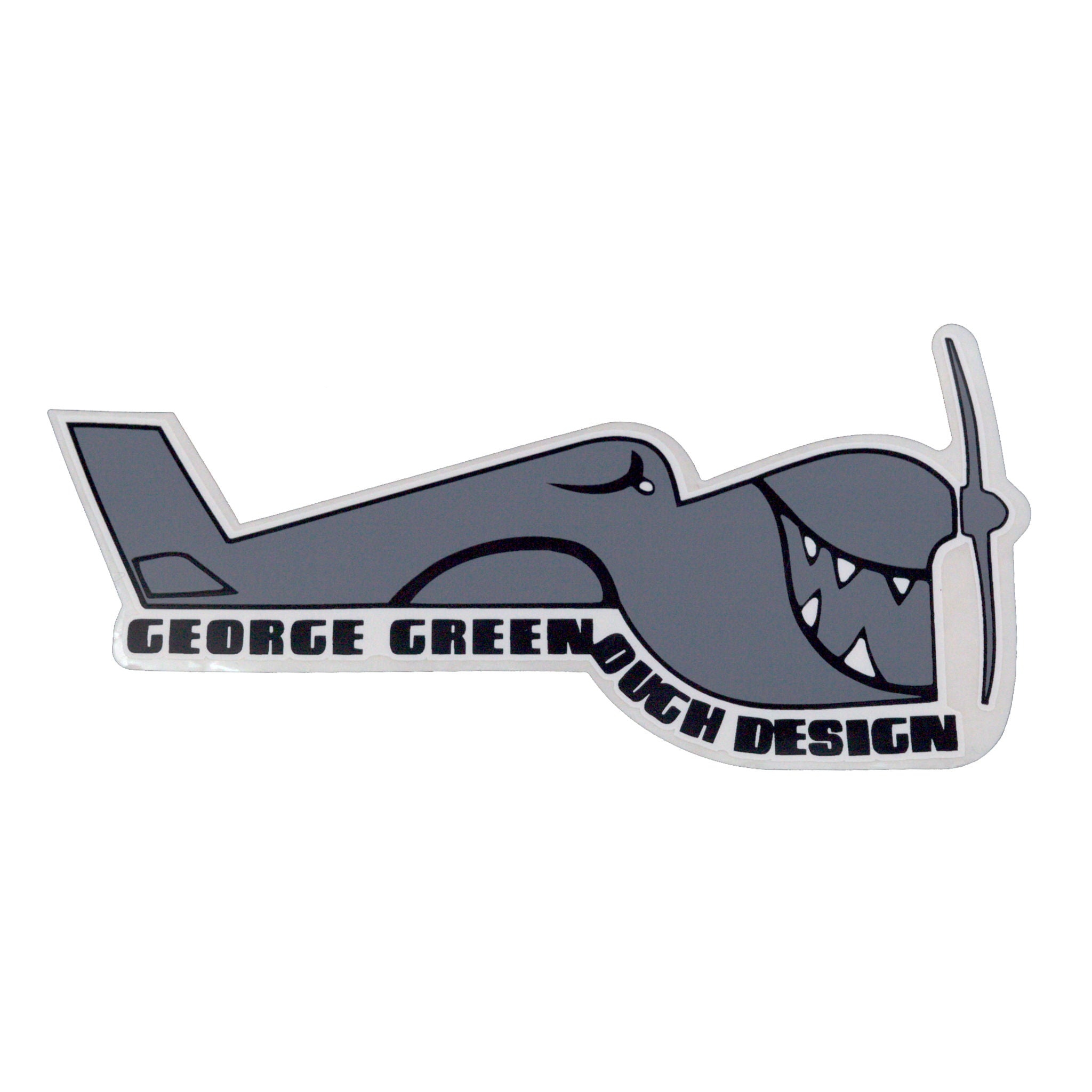 Greenough Sticker - Grey – Surf N' Wear Beach House Online
